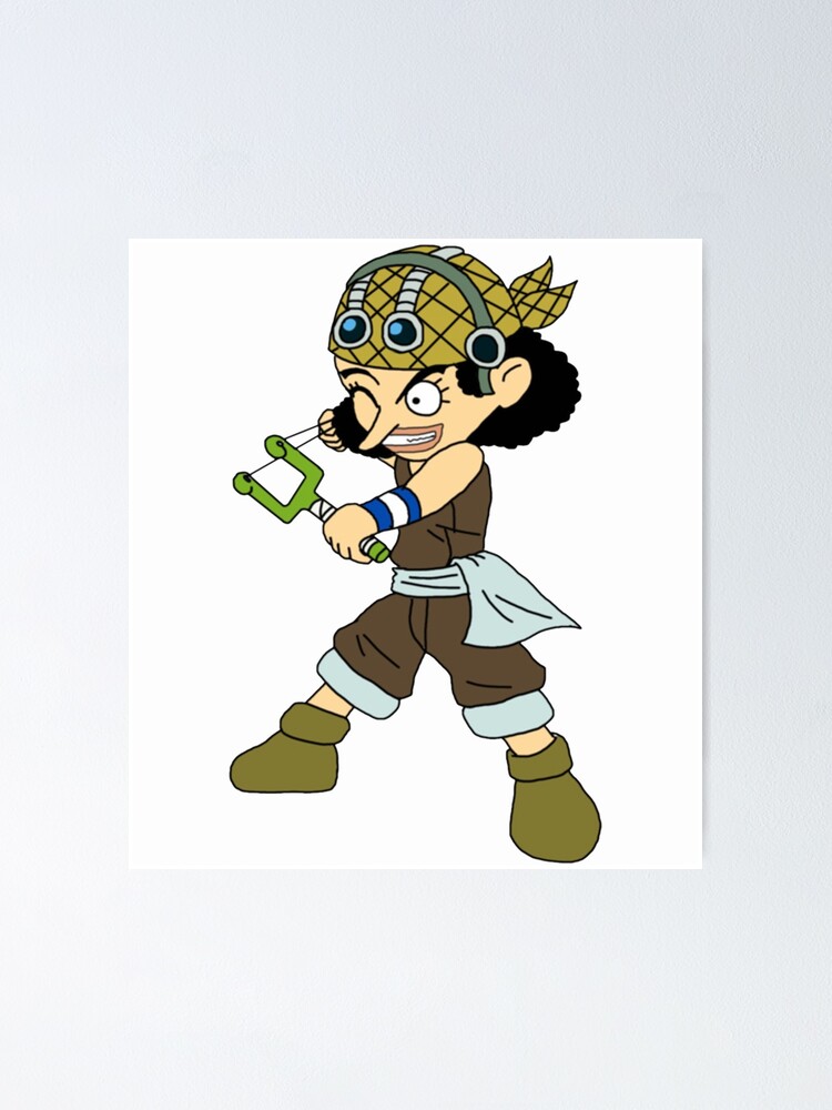 "Usopp one piece" Poster for Sale by CourtPollich | Redbubble