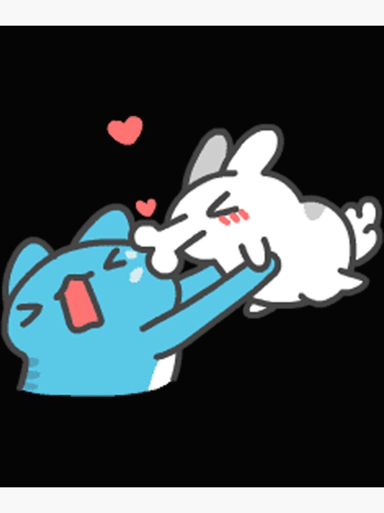 "Love Capoo cat, Bugcat capoo " Poster for Sale by Bananastorer | Redbubble