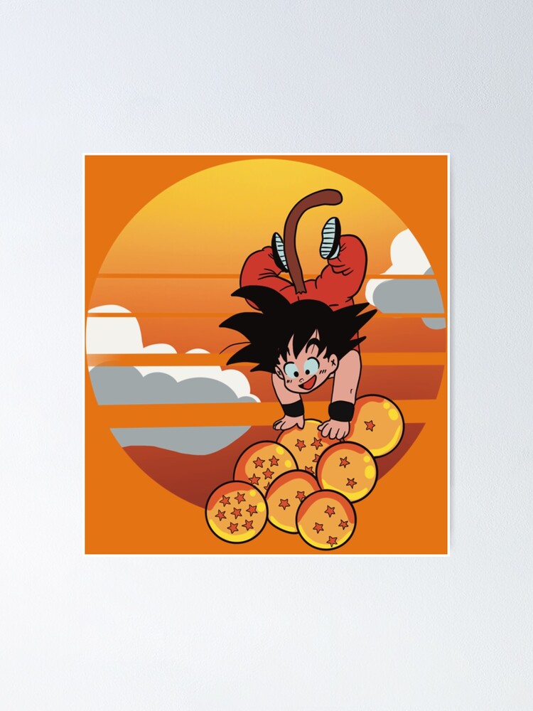 "Kid Goku" Poster for Sale by JerryRitchie | Redbubble