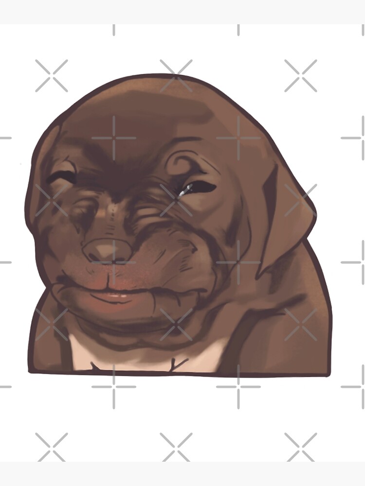 "disgusted puppy meme" Poster for Sale by Zafirobladen | Redbubble