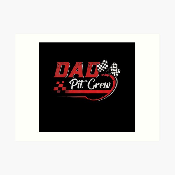 "Mens Dad Pit Crew Shirt Race Car Birthday Party Racing Family T-Shirt ...
