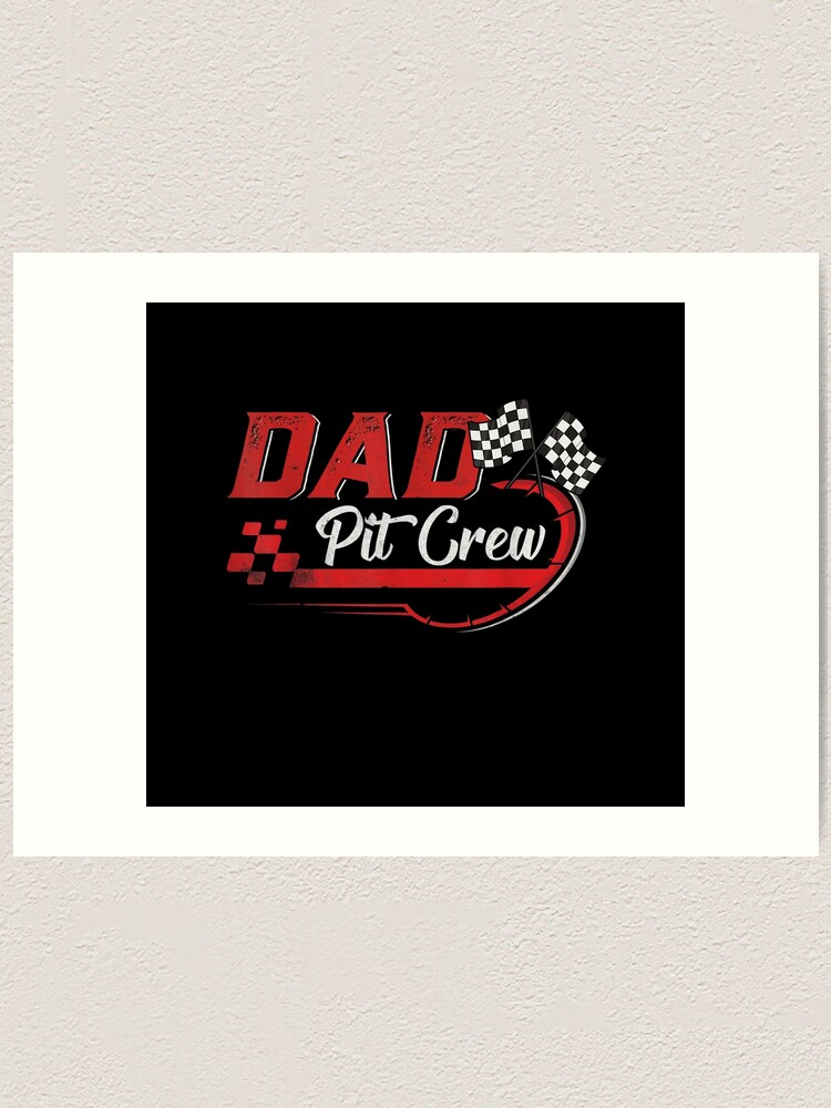 "Mens Dad Pit Crew Shirt Race Car Birthday Party Racing Family T-Shirt ...