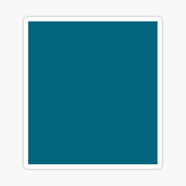 "Solid Dark Teal" Sticker by ArT200200 | Redbubble