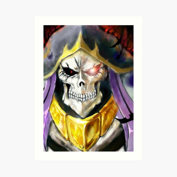 "Ainz Ooal Gown Overlord Design For Fan" Art Print for Sale by ...