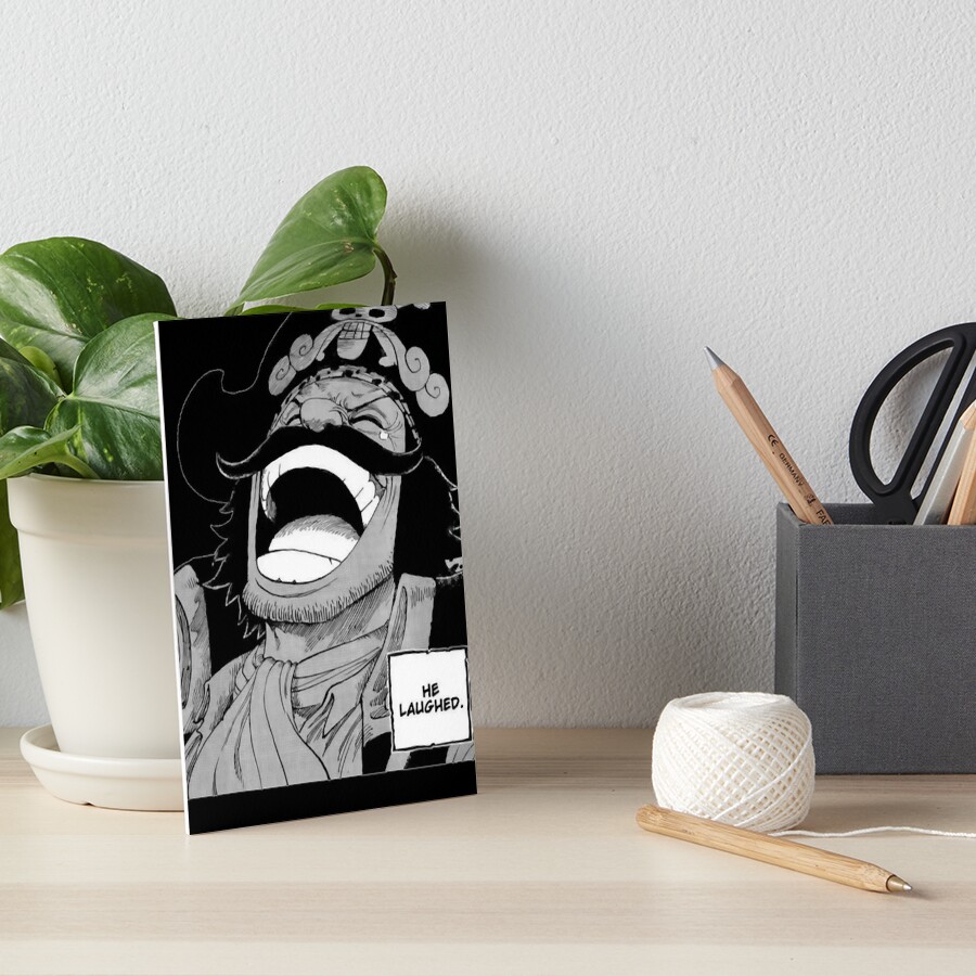 "gol d roger laugh" Art Board Print by Benjaminonzalez | Redbubble