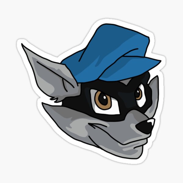 "Sly Cooper " Sticker by PeuPena | Redbubble