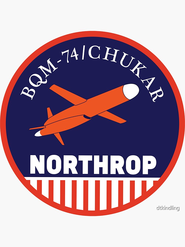 "BQM-74 Chukar" Sticker for Sale by dtkindling | Redbubble