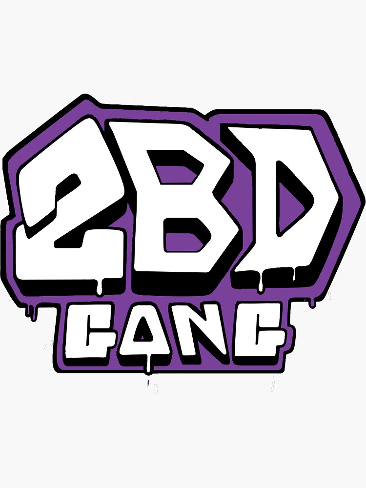 "2BD Gang Logo" Sticker for Sale by JBuckleySteele | Redbubble