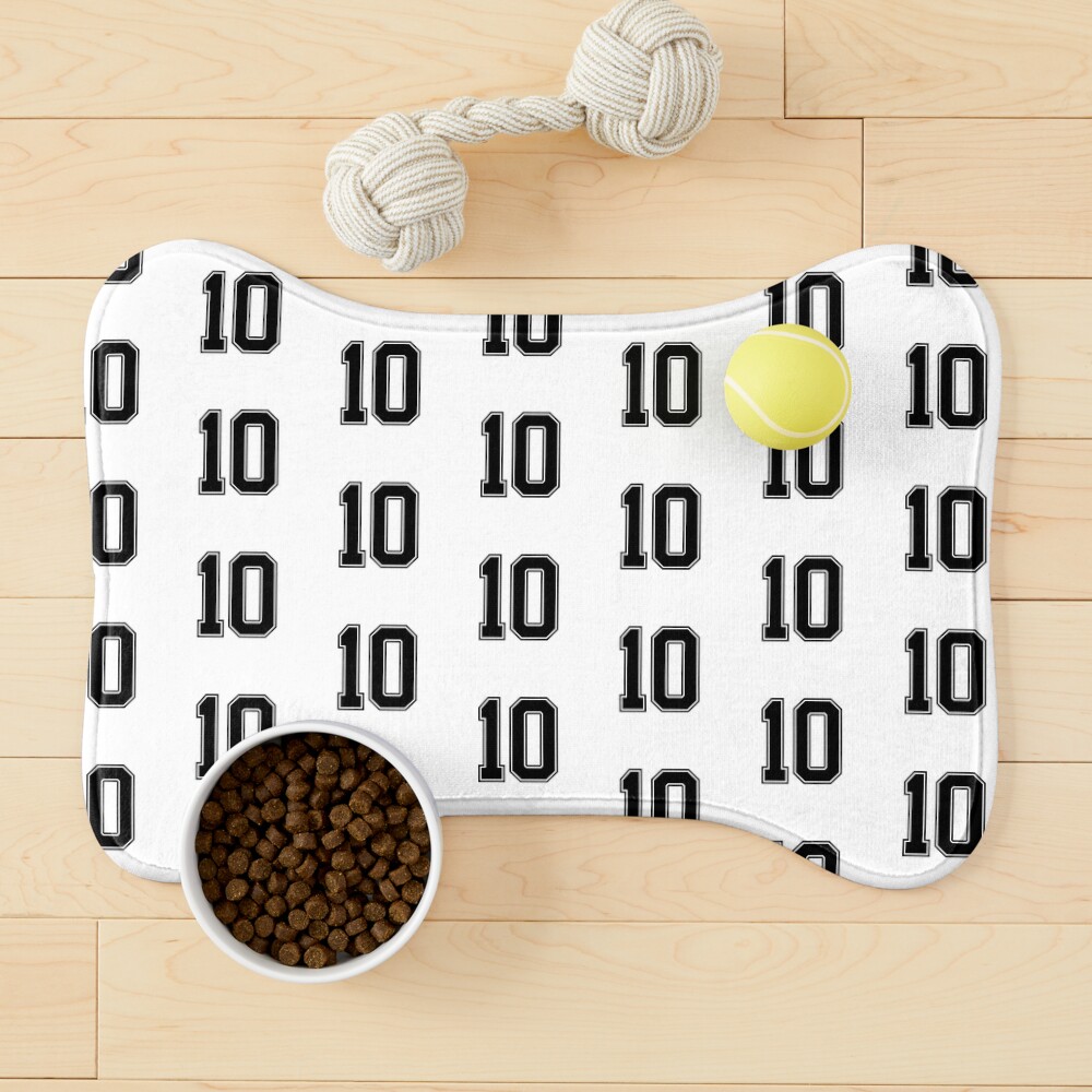 "Black Number 10 lucky sports jersey ten" Poster for Sale by HeavyStyle ...