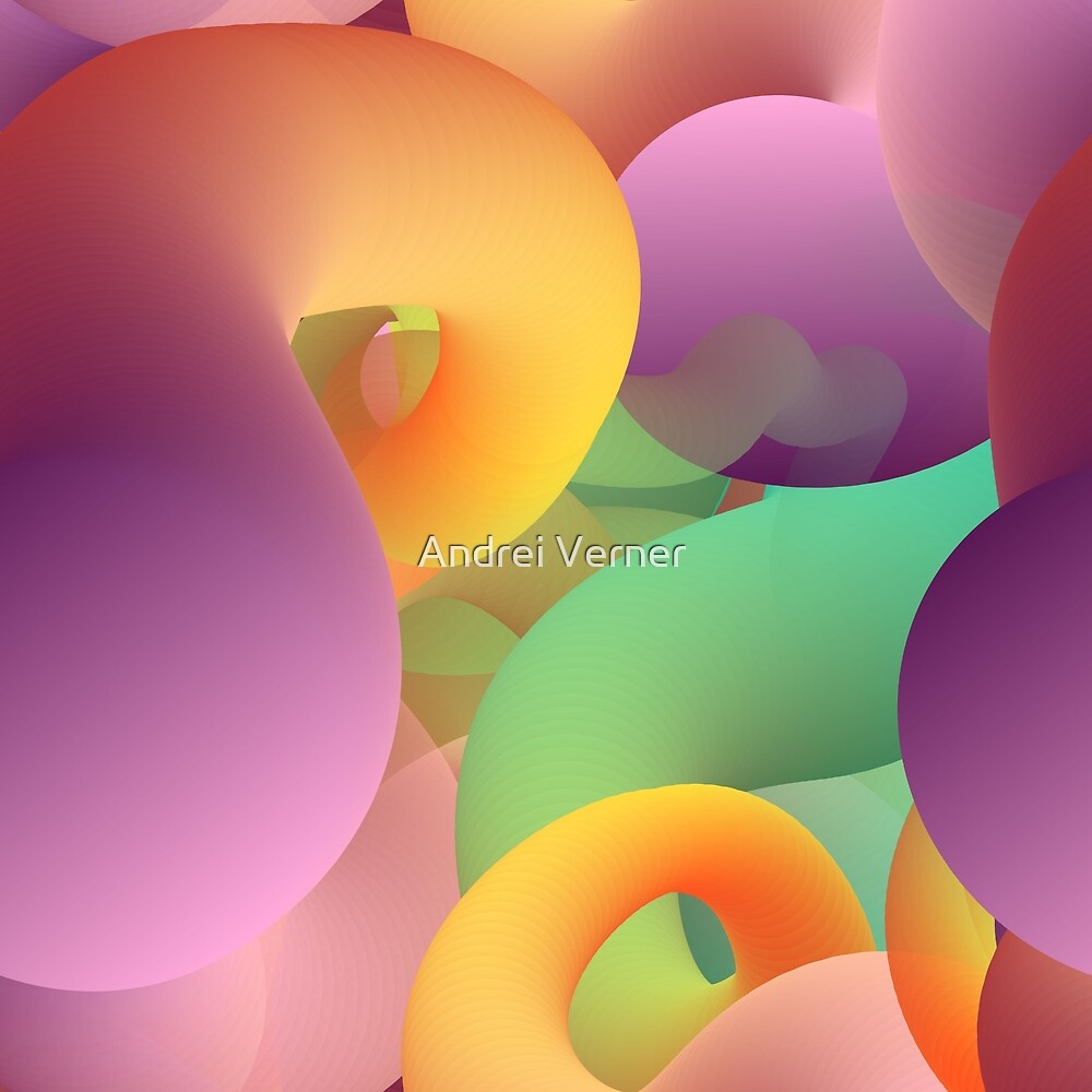 "Abstract Psychedelic 3D Effect Surreal Trippy Worm 02" by Andrei ...