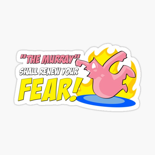 "The Murray Fitted " Sticker for Sale by PeuPena | Redbubble