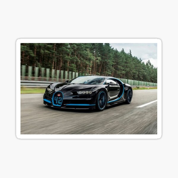 "Best Black Bugatti Poster" Sticker for Sale by wiliamflun | Redbubble
