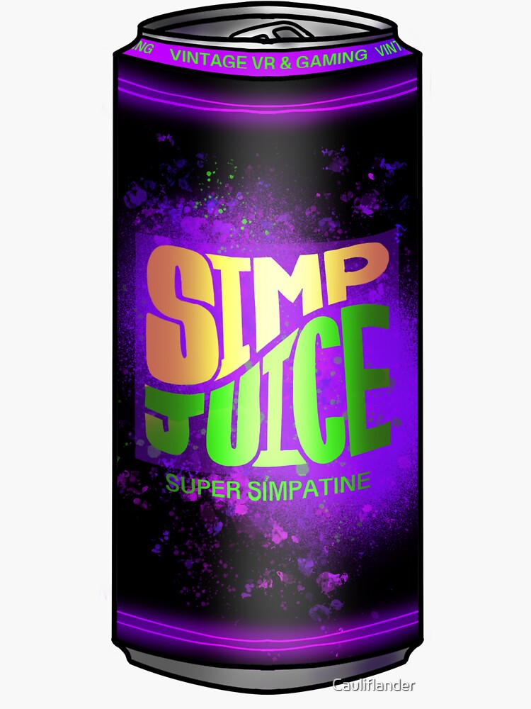 "SimpJuice" Sticker for Sale by Cauliflander | Redbubble