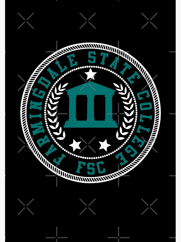 "Farmingdale state College logo" Poster for Sale by MyUniversity ...