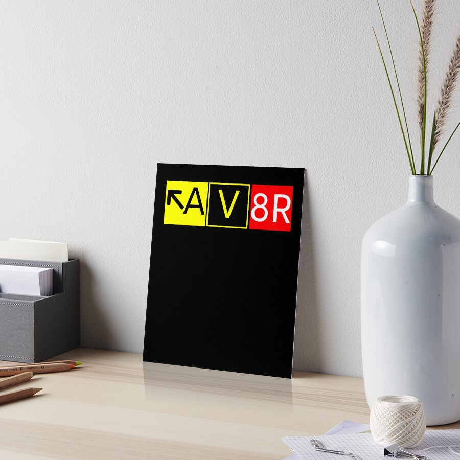"AV8R Aviator Airport Taxiway Sign Aviation for Aviators" Art Board ...