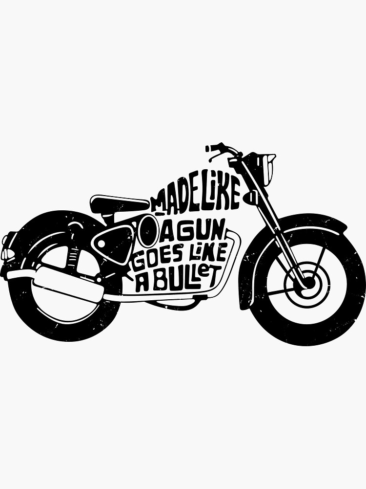 "Made Like A Gun Goes Like A Bullet" Sticker for Sale by stottcole ...
