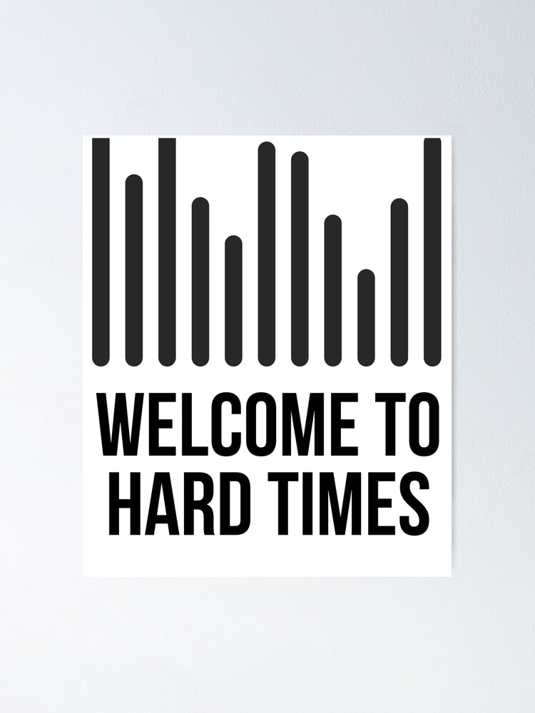 "welcome to hard times - Charley Crockett " Poster for Sale by ...