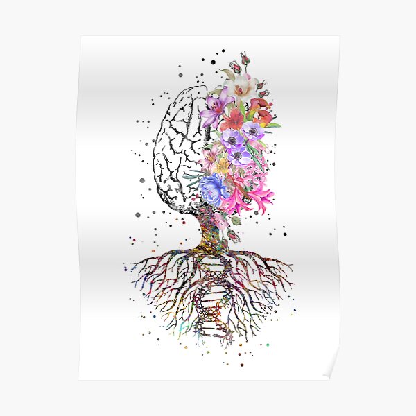 "Brain tree" Poster for Sale by Rosaliartbook | Redbubble