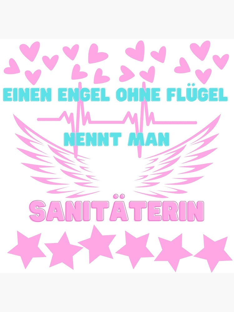 "Paramedic angel without wings" Poster for Sale by Pinkev | Redbubble