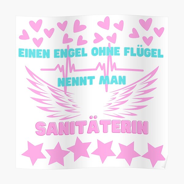 "Paramedic angel without wings" Poster for Sale by Pinkev | Redbubble