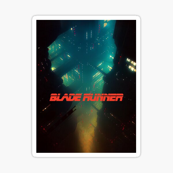 "Blade Runner Artwork 15" Sticker by kasixudesigns | Redbubble
