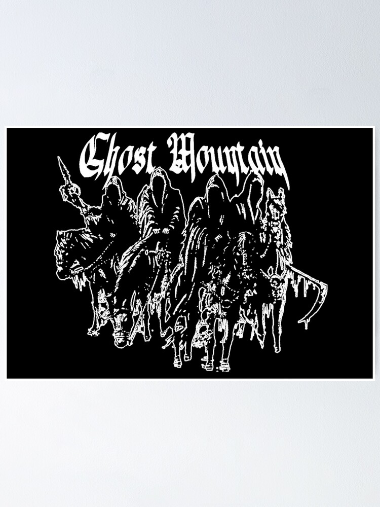 "GHOST MOUNTAIN SEMATARY HAUNTED MOUND TRAP BLACK METAL" Poster for ...