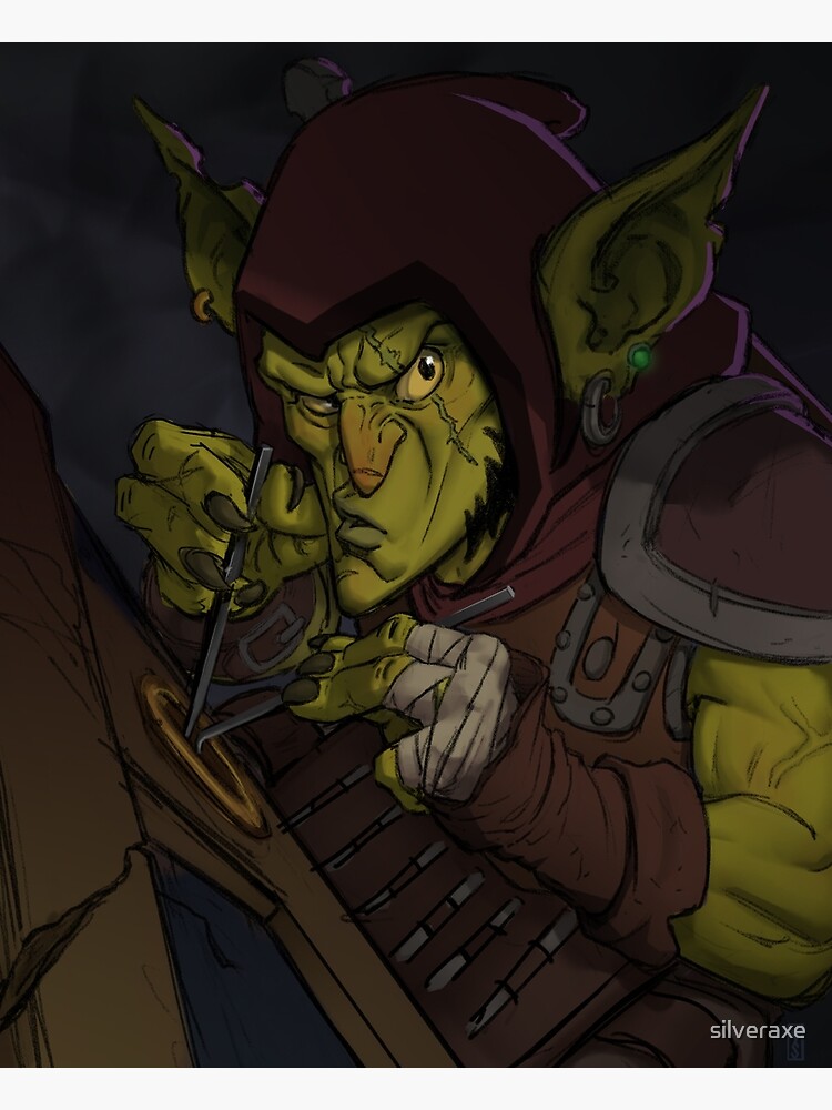 "Goblin Rogue" Poster for Sale by silveraxe | Redbubble