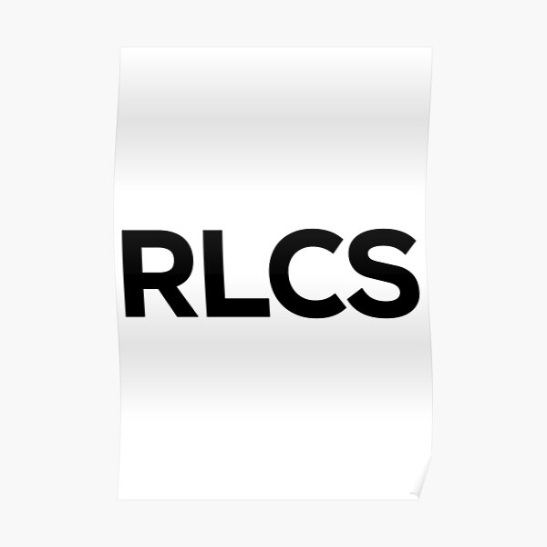 "RLCS Merch Rlcs Logo" Poster for Sale by ShopyElFilali | Redbubble