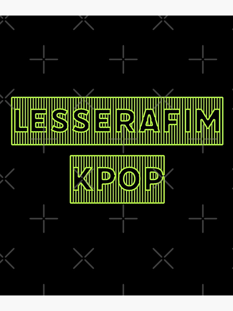 "lesserafim kpop 2022" Poster by marvelteez | Redbubble