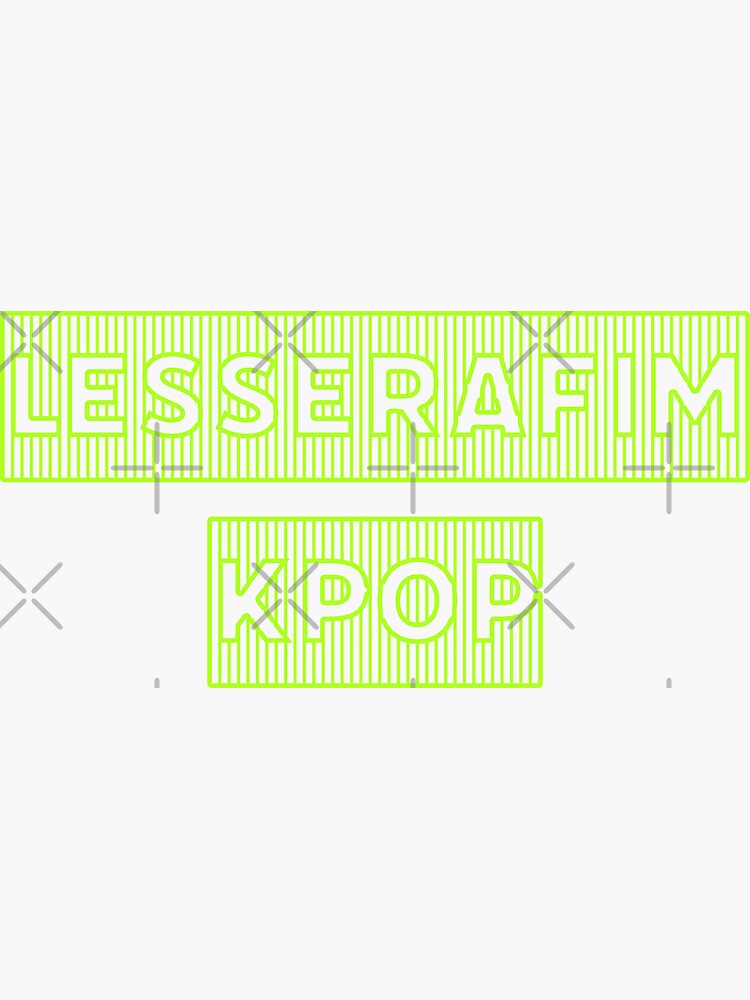 "lesserafim kpop 2022" Sticker by marvelteez | Redbubble
