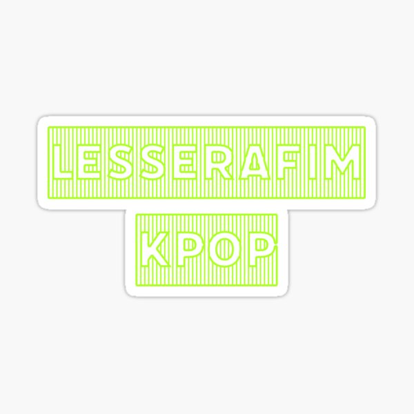 "lesserafim kpop 2022" Sticker by marvelteez | Redbubble