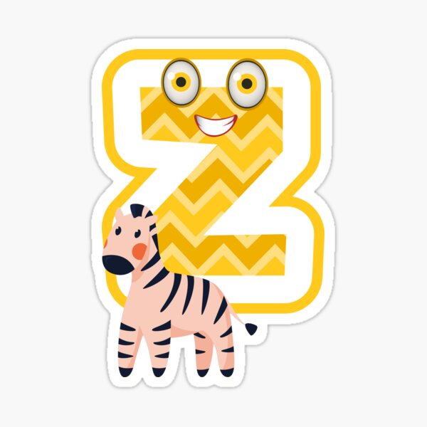 "Letter Z, Alphabet Z" Sticker by Fashionxj | Redbubble