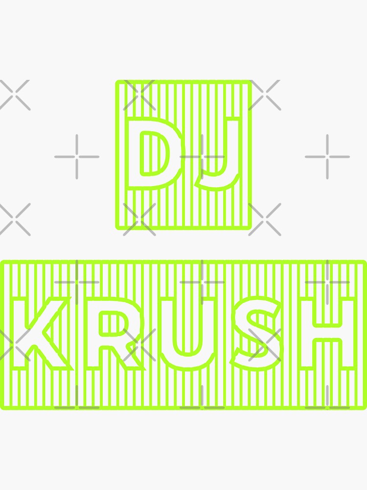 "dj krush 2022" Sticker by marvelteez | Redbubble