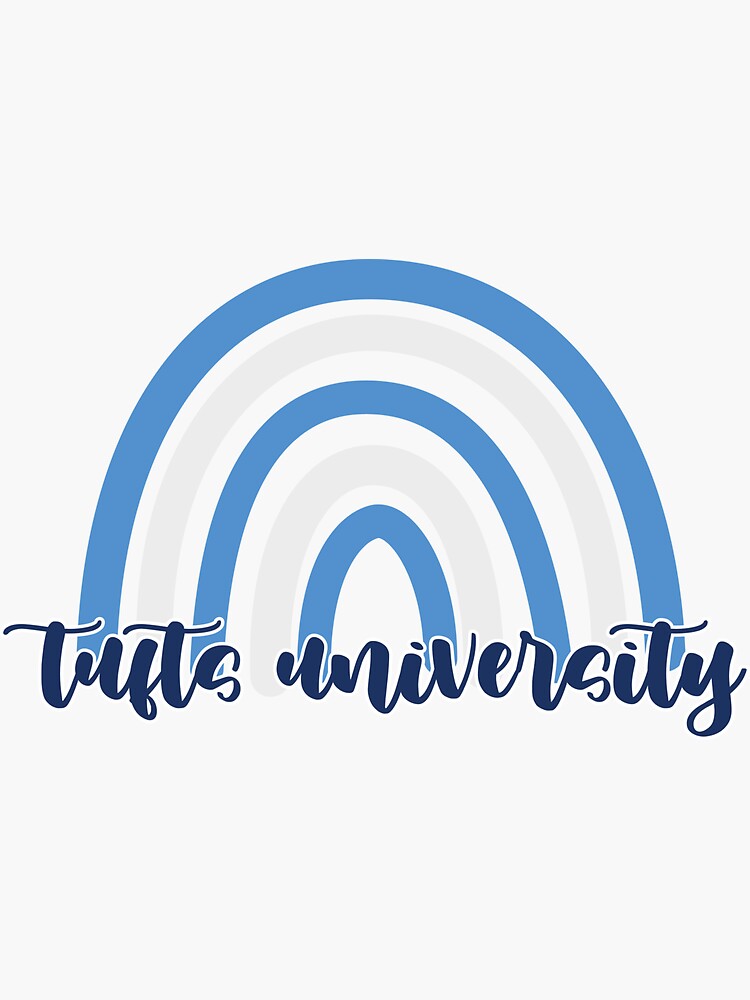"Tufts University Rainbow" Sticker by kayleeoconnor | Redbubble