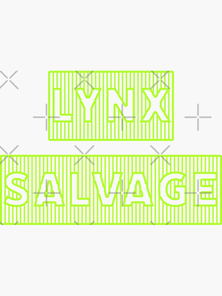 "lynx salvage 2022" Sticker for Sale by marvelteez | Redbubble