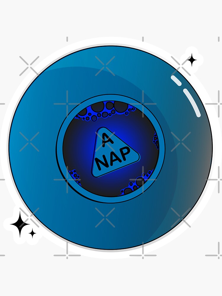 "Magic 8ball" Sticker for Sale by helloorandom | Redbubble