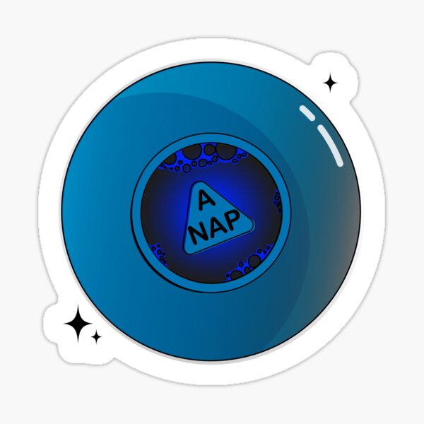 "Magic 8ball" Sticker for Sale by helloorandom | Redbubble