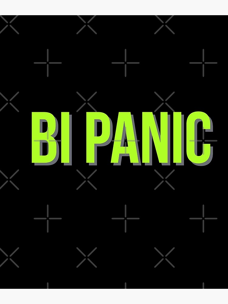 "bi panic - heartstopper " Poster for Sale by marvelteez | Redbubble