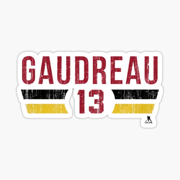 "Johnny Gaudreau Font" Sticker for Sale by richardreesep | Redbubble