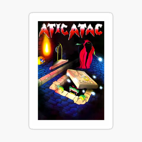 "Atic Atac" Sticker for Sale by POOTERMAN | Redbubble