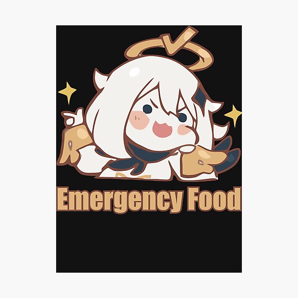 "Paimon Genshin Impact Emergency Impact Classic" Photographic Print for ...