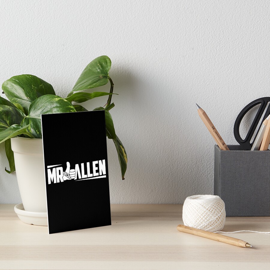 "Mrballen Merch Mr Ballen logo" Art Board Print by ShopyElFilali ...