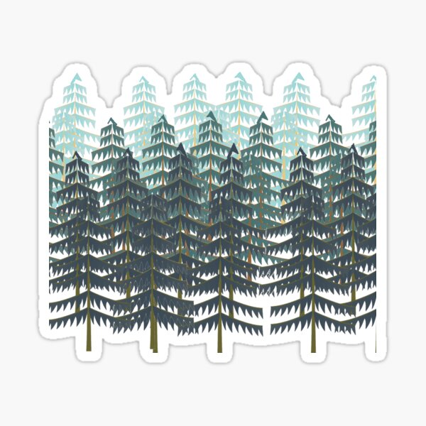"Forest Canopy" Sticker for Sale by NINUNO | Redbubble