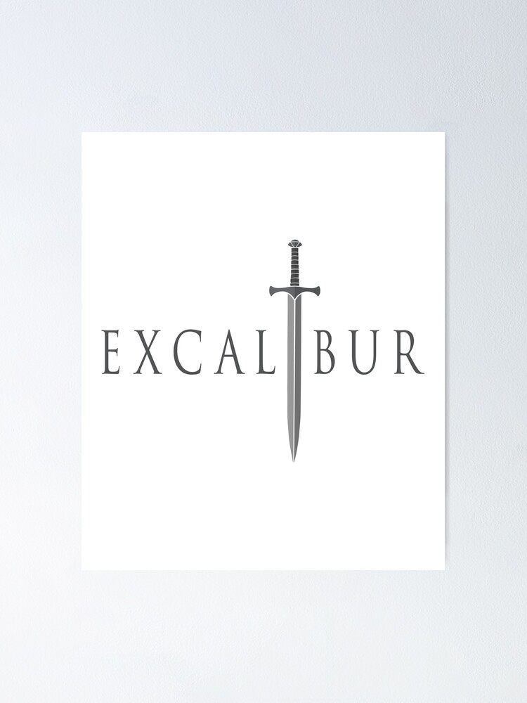 "Excalibur - The Sword in the Stone 7 Dark" Poster for Sale by ...
