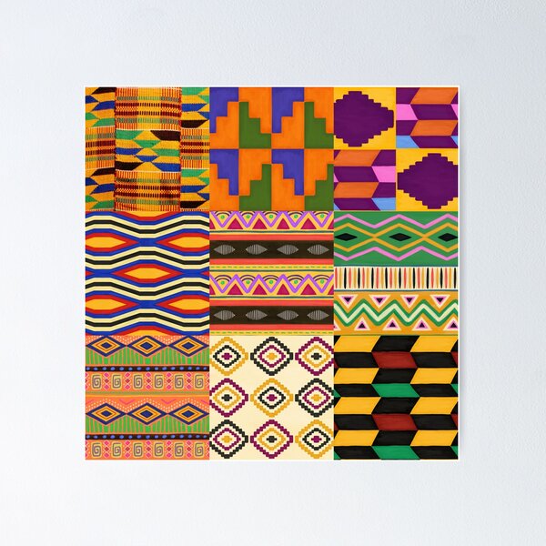 "African Tribal Pattern" Poster for Sale by BronikowskiART | Redbubble