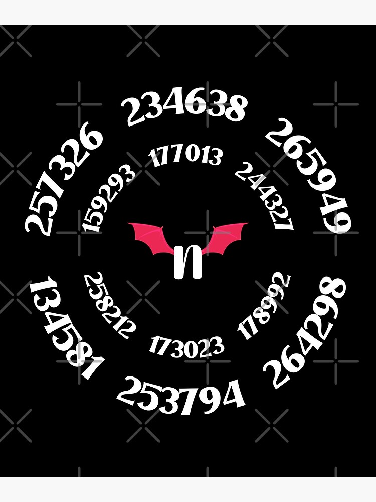 Póster «nhentai Ilustración con un código de seis dígitos Alas de ...