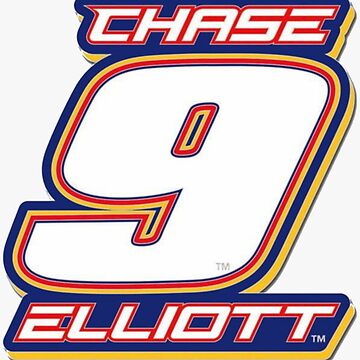 Lámina rígida for Sale con la obra «Logotipo de Chase Elliot 9 NASCAR ...