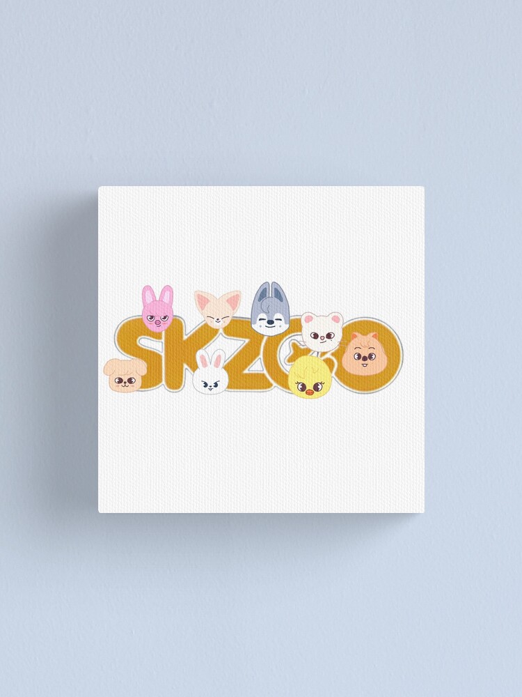 "Skzoo Logo " Canvas Print for Sale by Tinyheartist | Redbubble