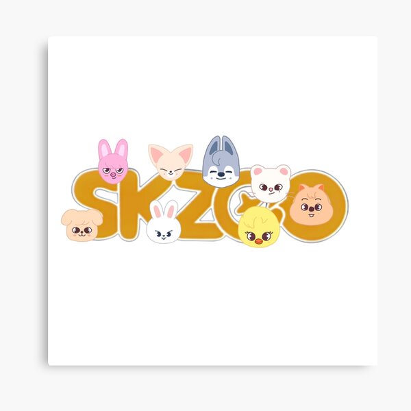 "Skzoo Logo " Canvas Print for Sale by Tinyheartist | Redbubble