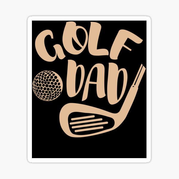 "Golf Dad" Sticker by RubtifyWonders | Redbubble